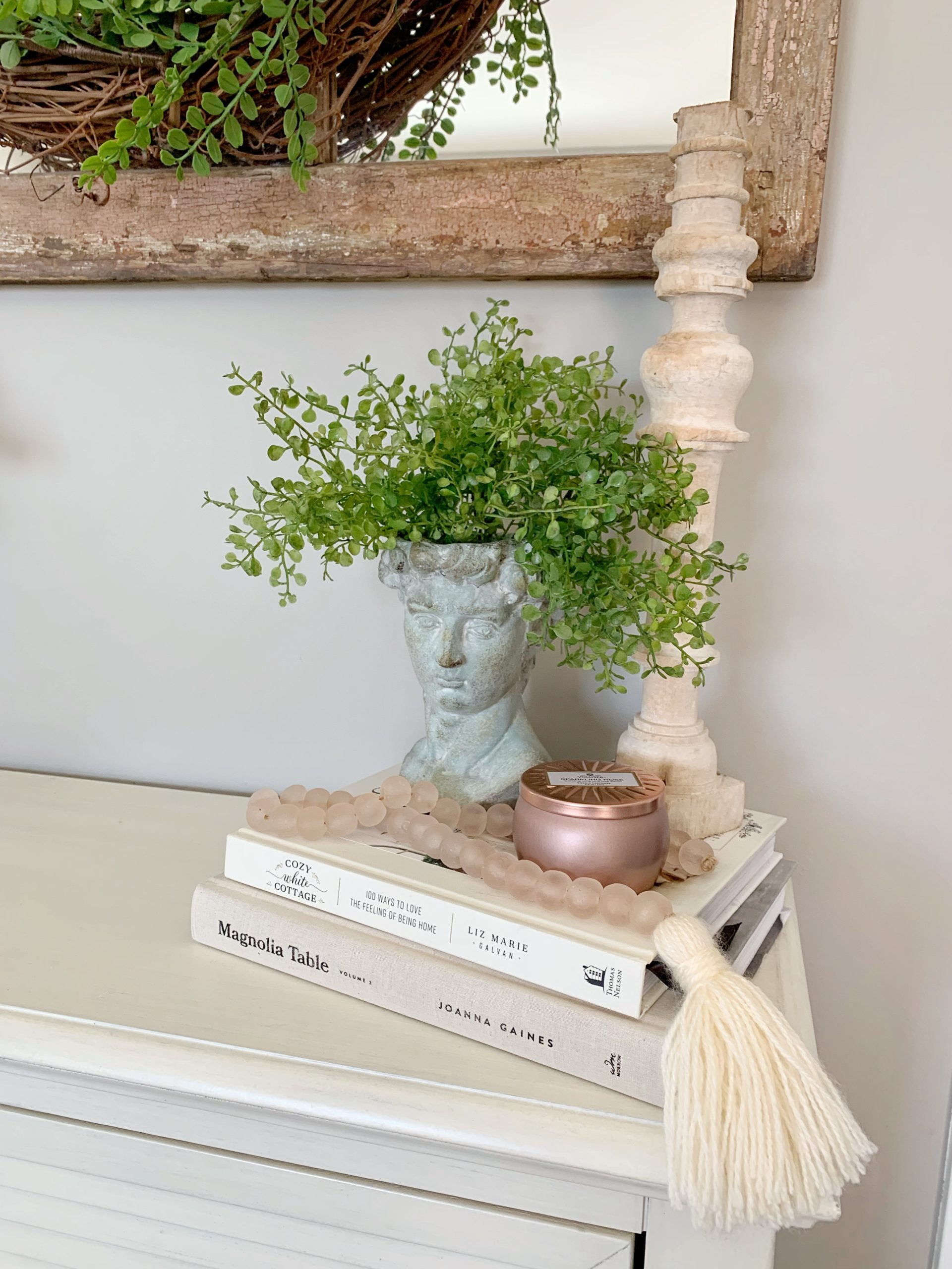 Styling Decor Bead Strands in Your Home - Ruffled Nest Decor