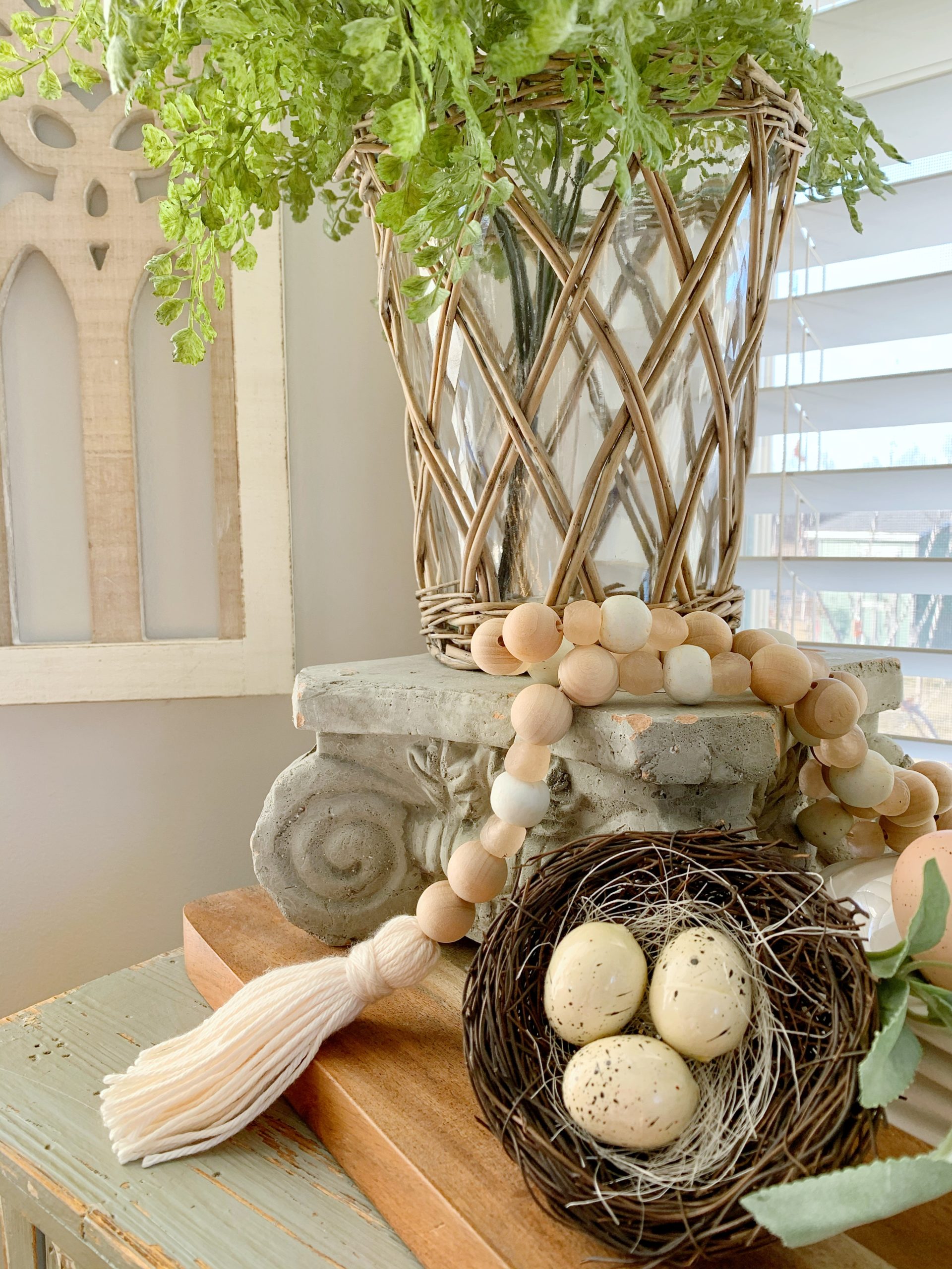 Styling Decor Bead Strands in Your Home - Ruffled Nest Decor