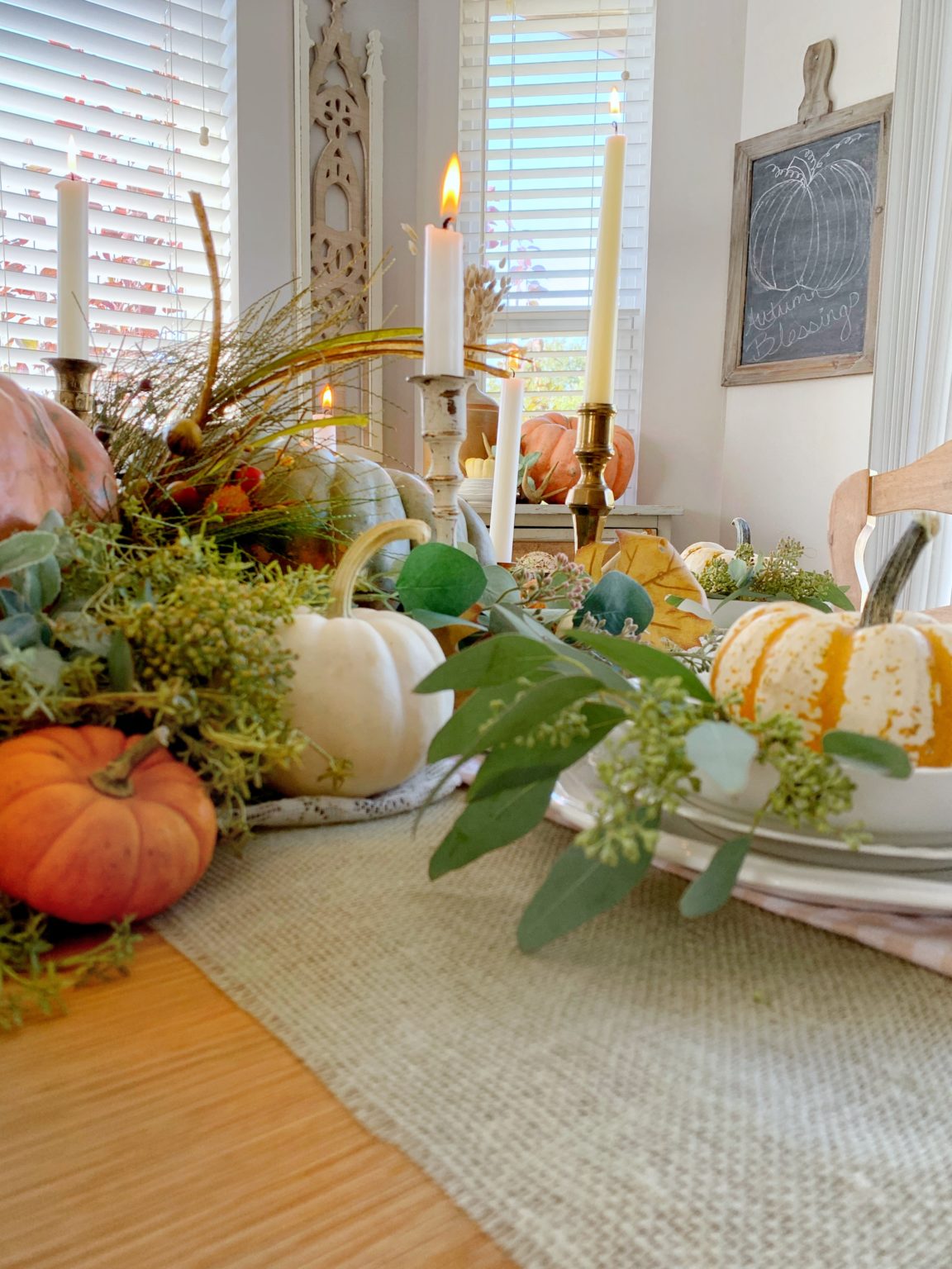Bringing in natural elements to your Fall Decor - Ruffled Nest Decor